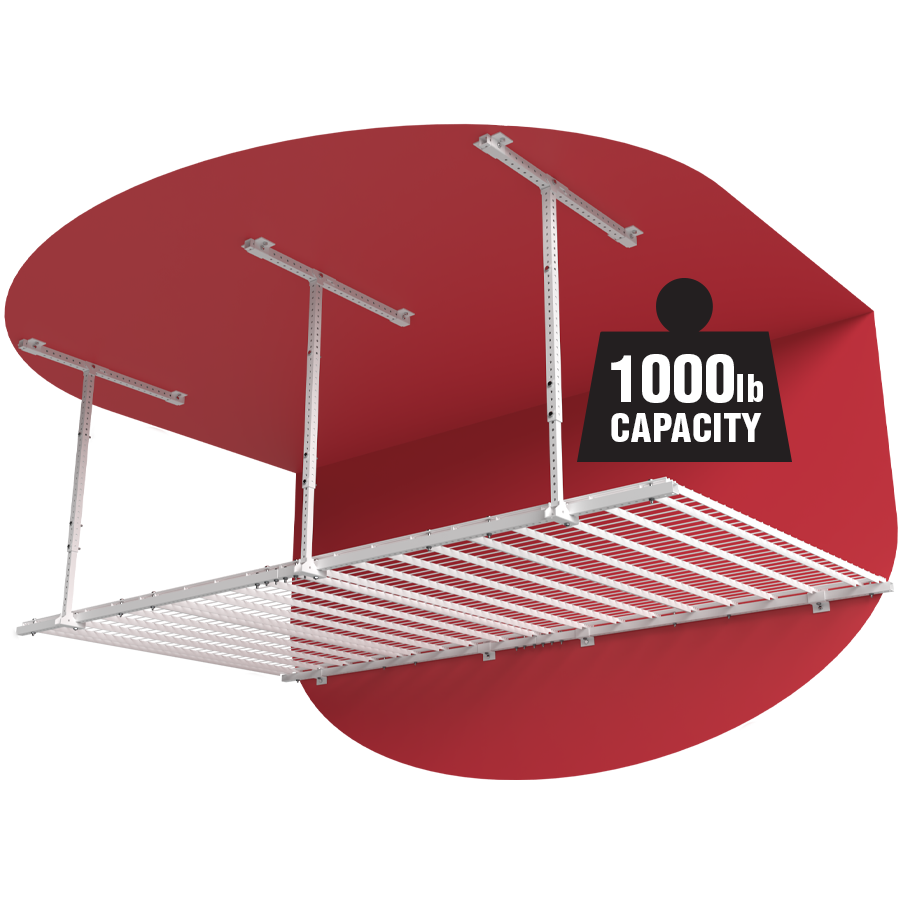 1000lb Ceiling Universal Storage System Garage Storage